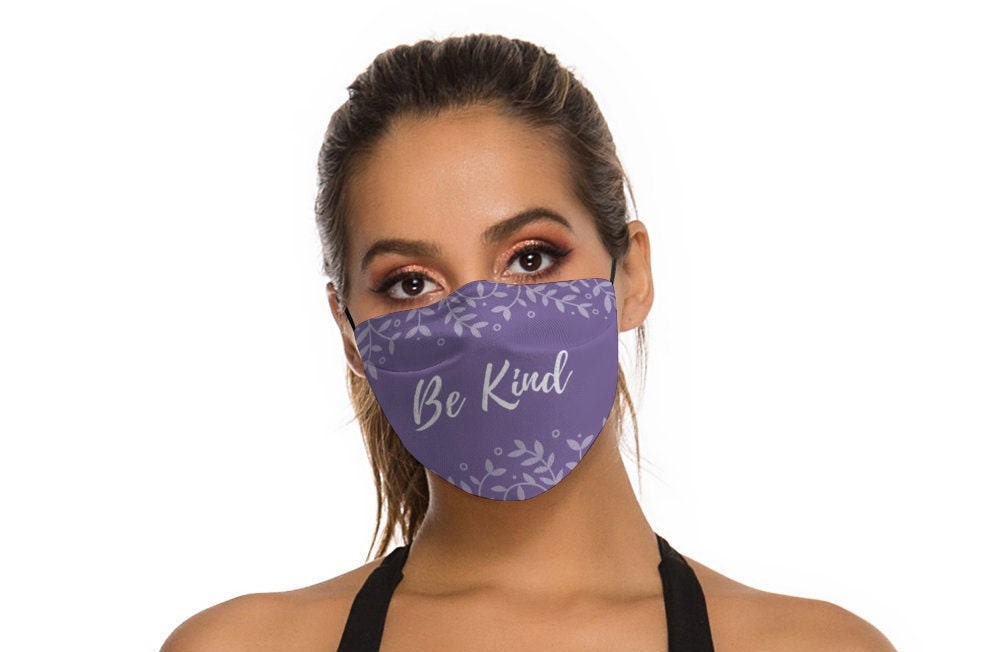 Be Kind Face Mask With Filter for Adults - Etsy