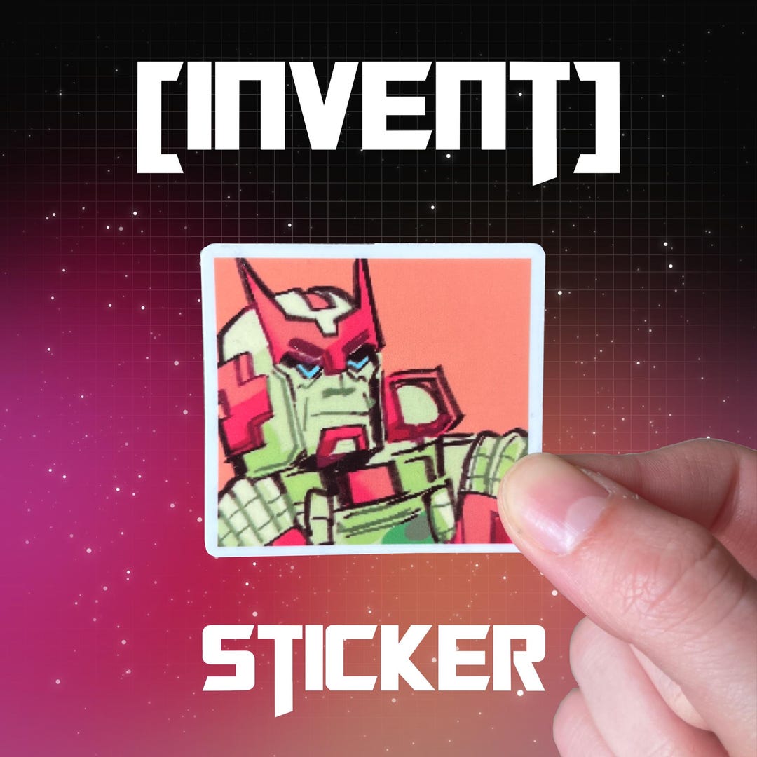 Invent Sticker - Etsy