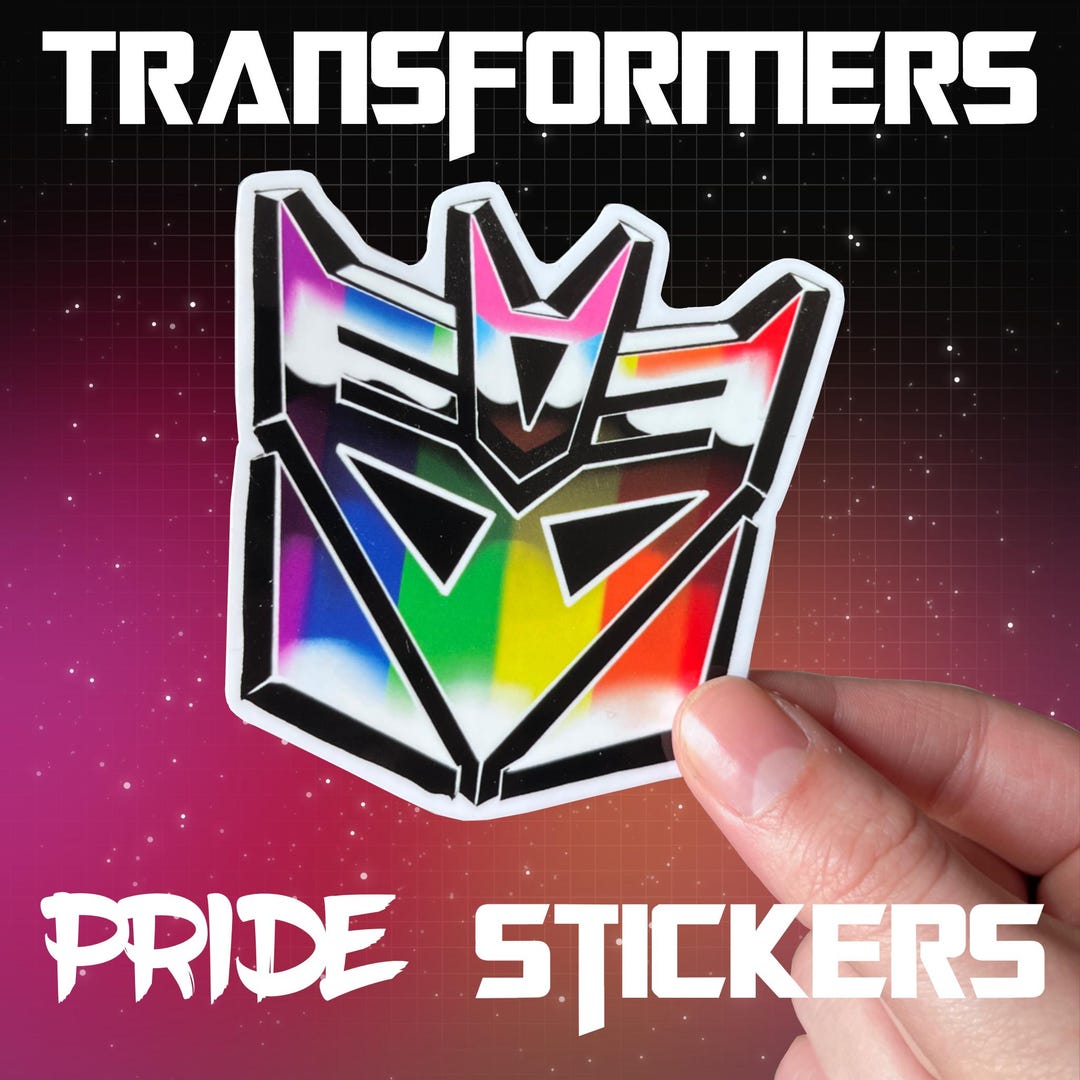 Pride Transformers Stickers - Etsy