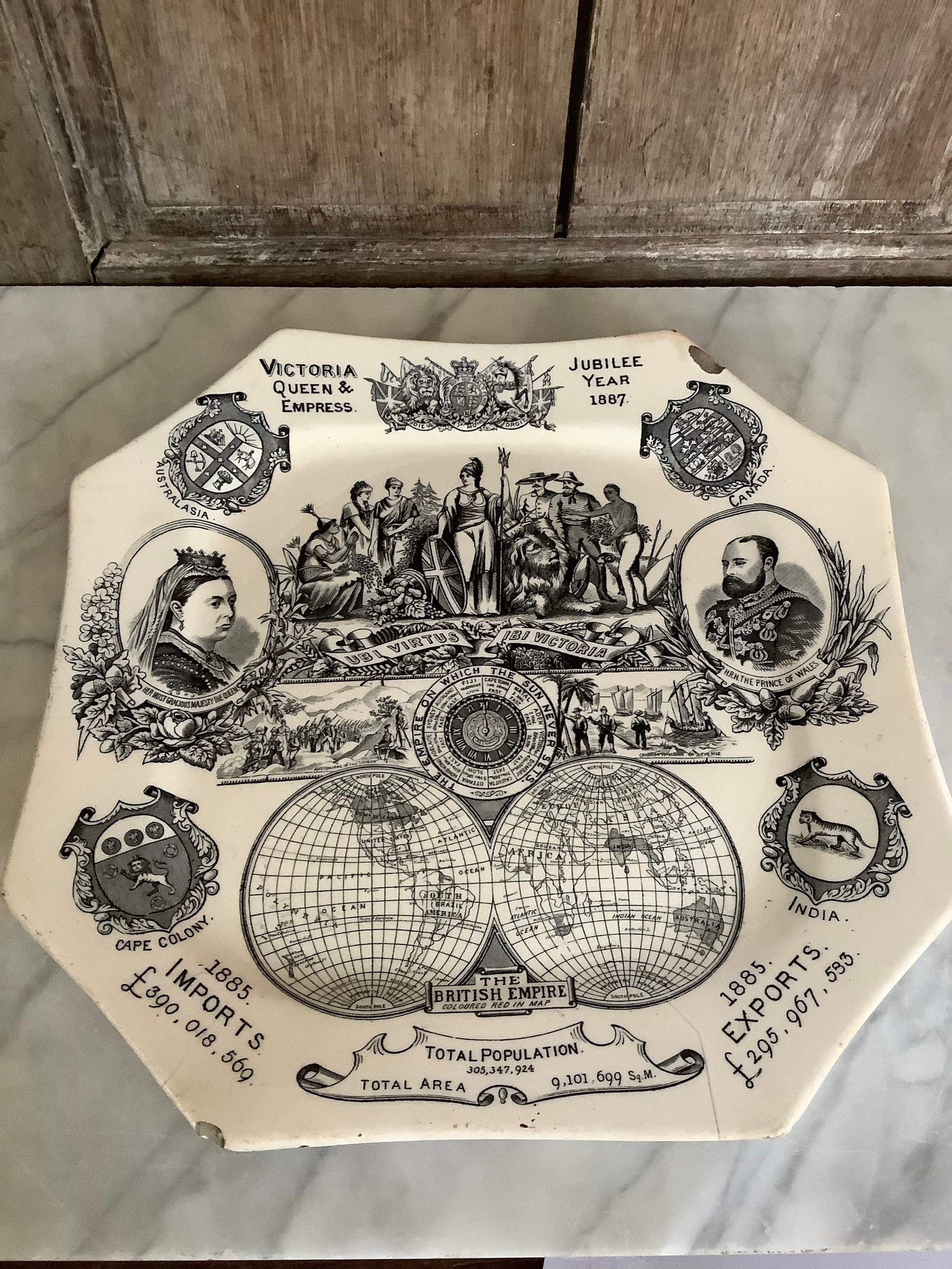 British Empire Plate - Etsy UK
