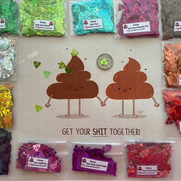 Poop Glitter - Etsy