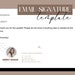 Retro Boho Email Signature Template Gmail Outlook Modern - Etsy