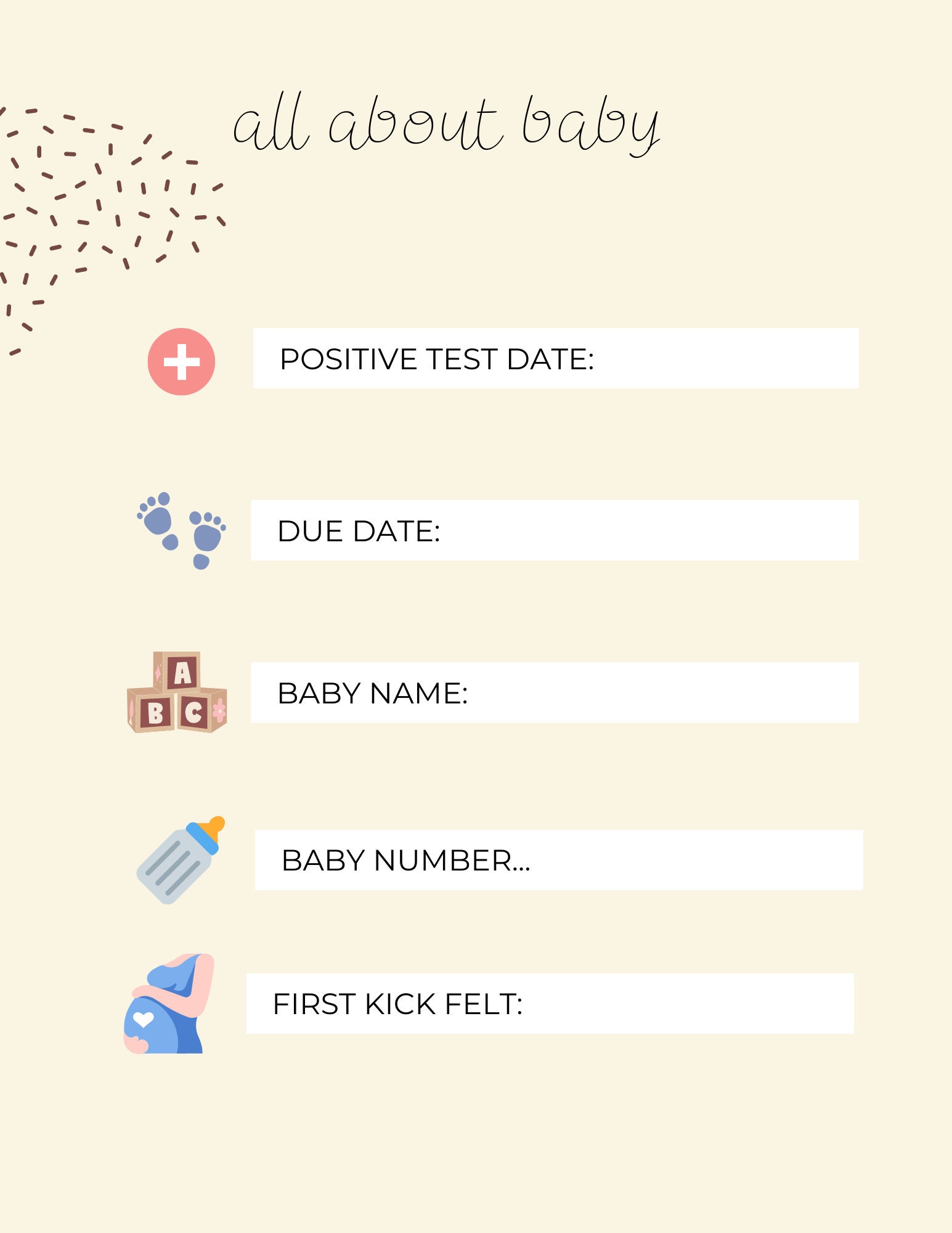 Birth Bundle Birth Plan Pregnancy Journal Canva Doula Template Hospital ...