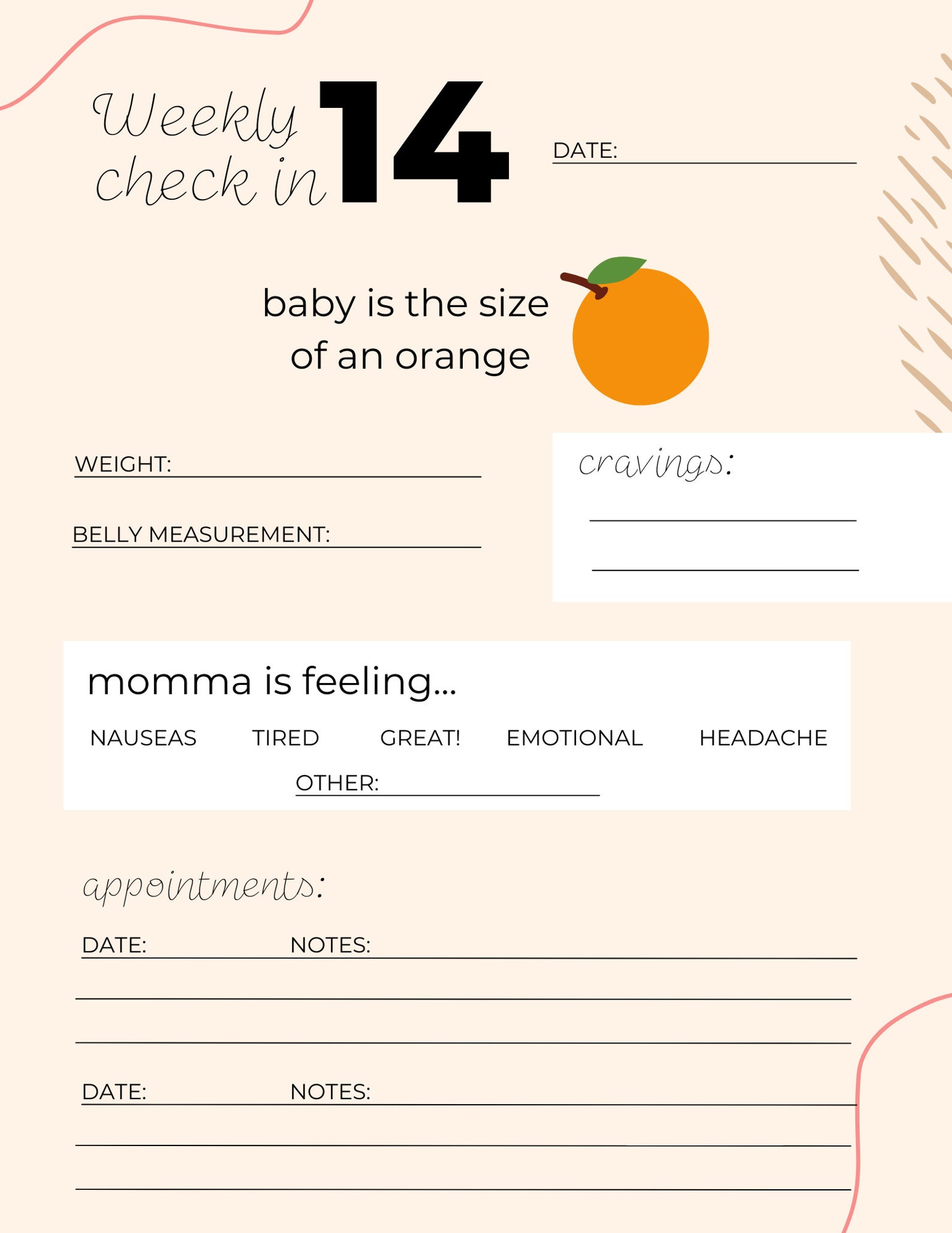 Printable Pregnancy Journal Pregnancy Planner Printable - Etsy