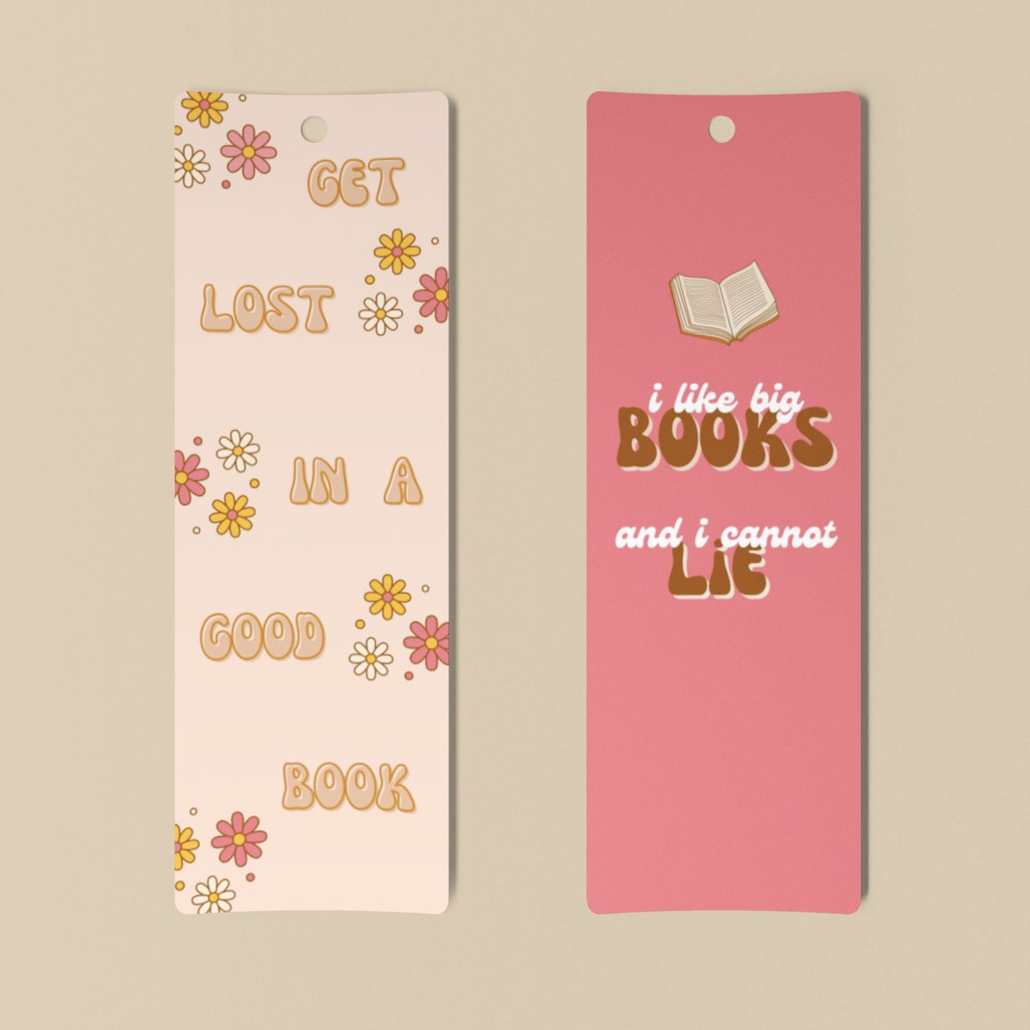 Printable Bookmarks Retro Boho Printable Bookmarks Set - Etsy