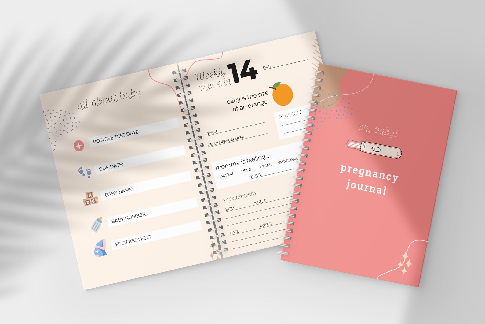 Printable Pregnancy Journal Pregnancy Planner Printable - Etsy