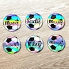 Soccer Girl Sticker, Soccer Sticker Water Bottle, Girl Soccer Stickers ...
