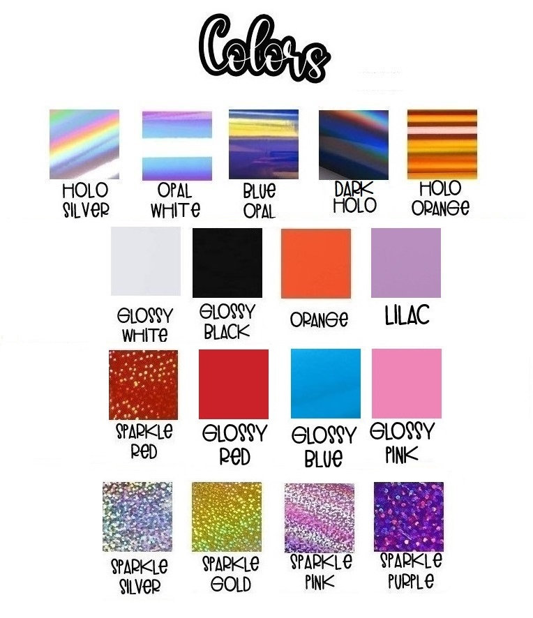 Sparkle Name Decal With Stars Holographic Name Sticker - Etsy