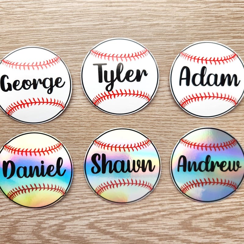 Baseball Stickers - Etsy