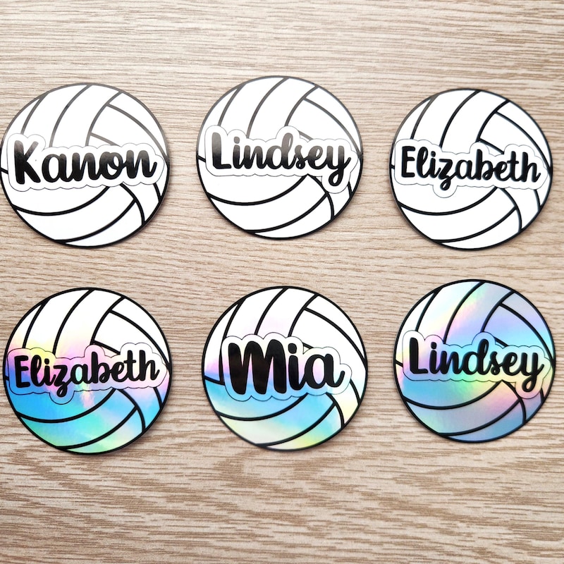 Volleyball Stickers - Etsy