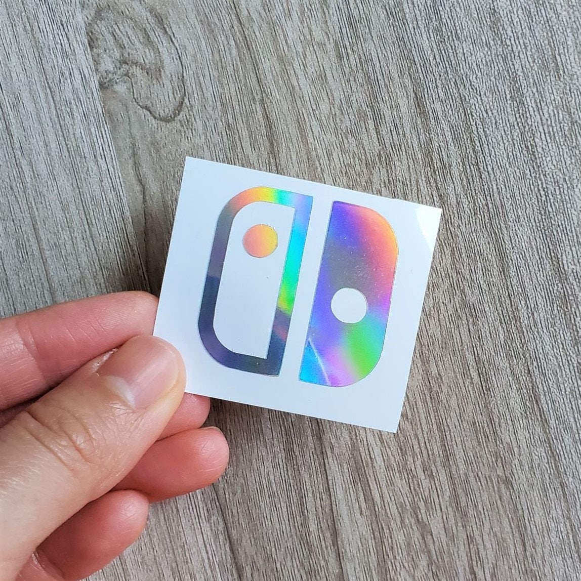 Holographic Nintendo Switch Vinyl Decal Sticker for Laptop, Switch ...