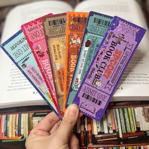 Ticket Bookmarks Laminated Thick Photo Paper Add Holographic - Etsy