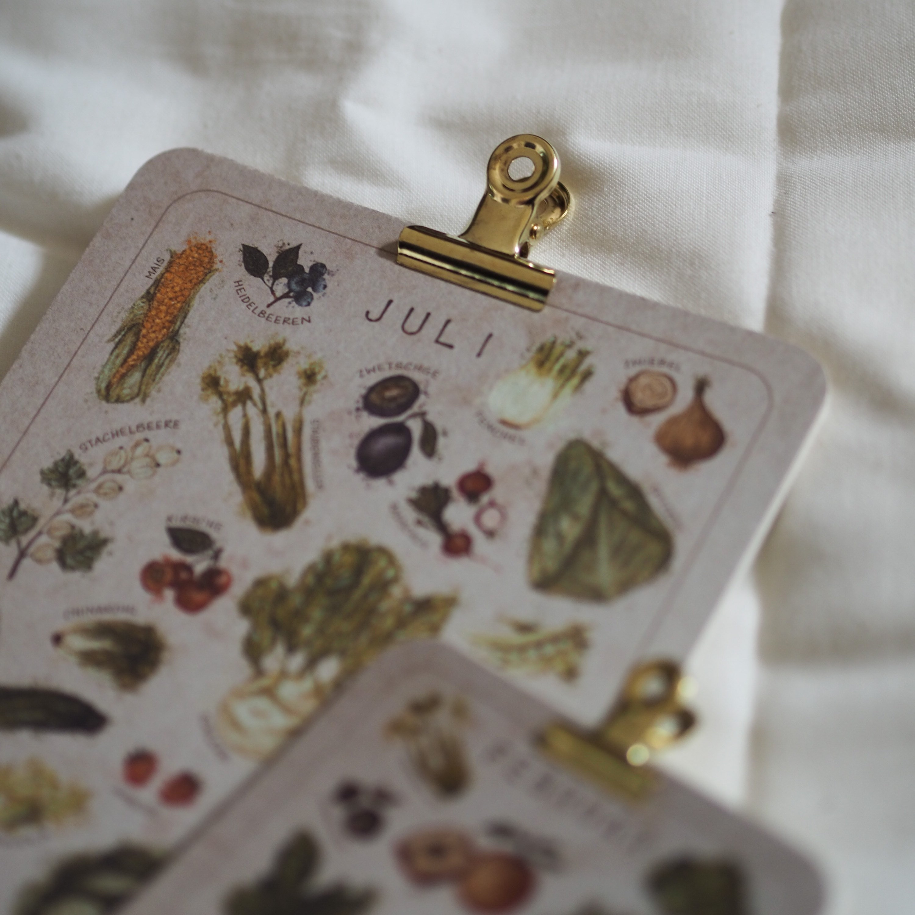 Saisonkalender für heimisches Obst & Gemüse - Etsy.de