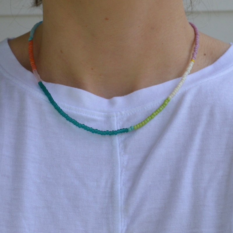 Seed Bead Necklace - Etsy