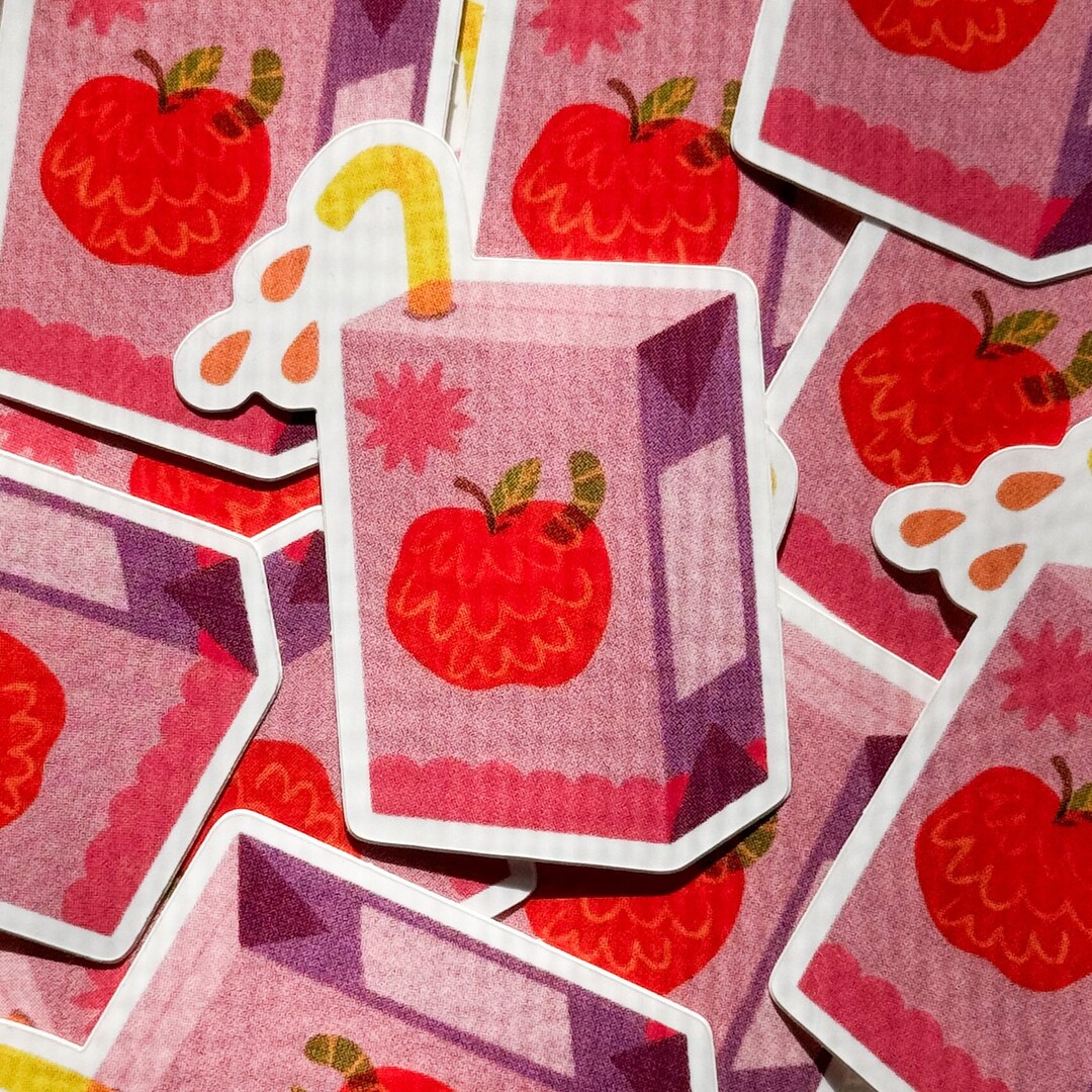 Juice Box Sticker - Etsy