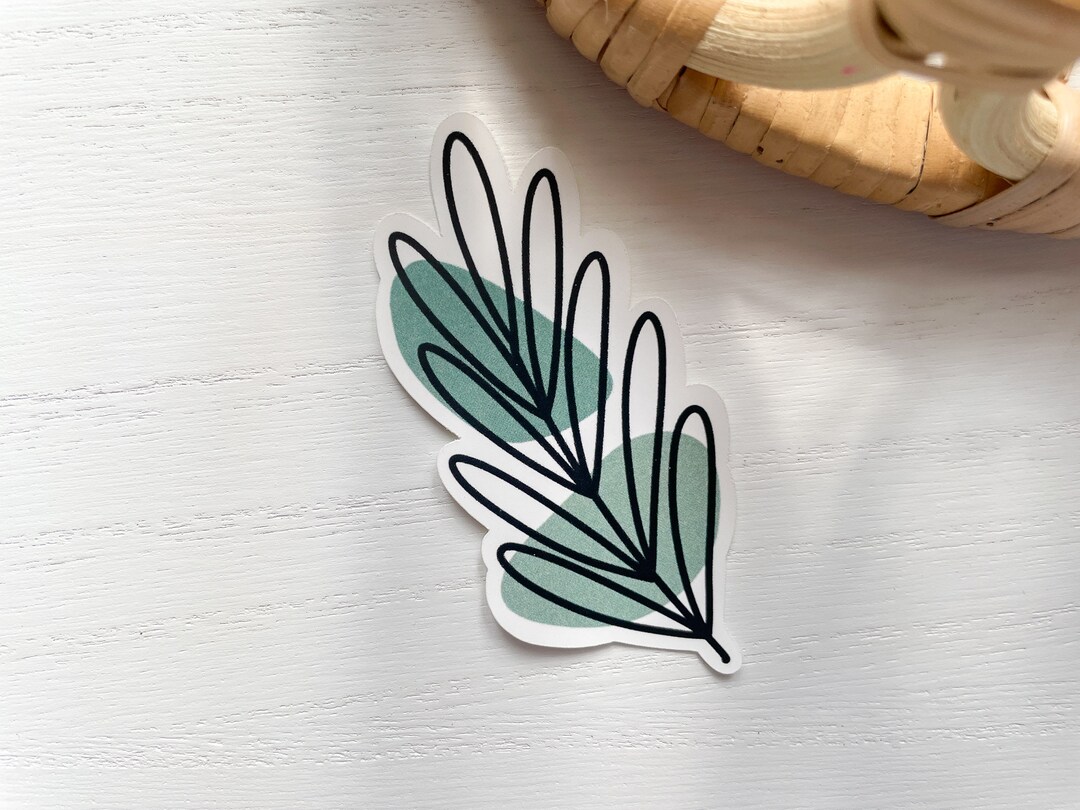 Green Plant Sticker | Vinyl Sticker | Waterproof Sticker | Plant ...