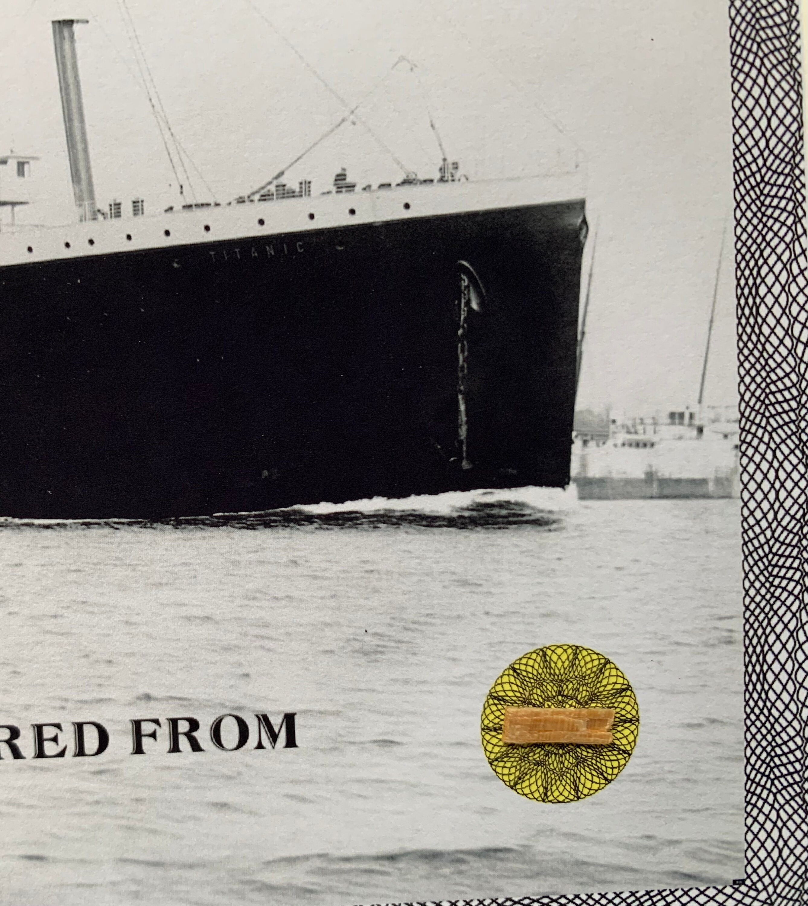Titanic Relic Display: Recovered Coal, Wood & 1912 Penny - Etsy