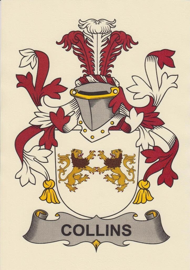 Coat of Arms A4 Parchment Print Heraldry of Your Surname - Etsy