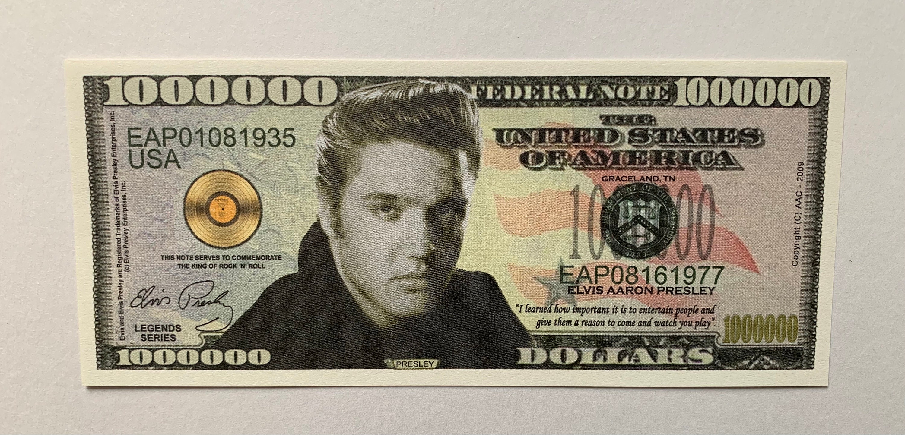 Elvis Presley the King Worn Concert Scarf Piece Montage Memphis Legend ...