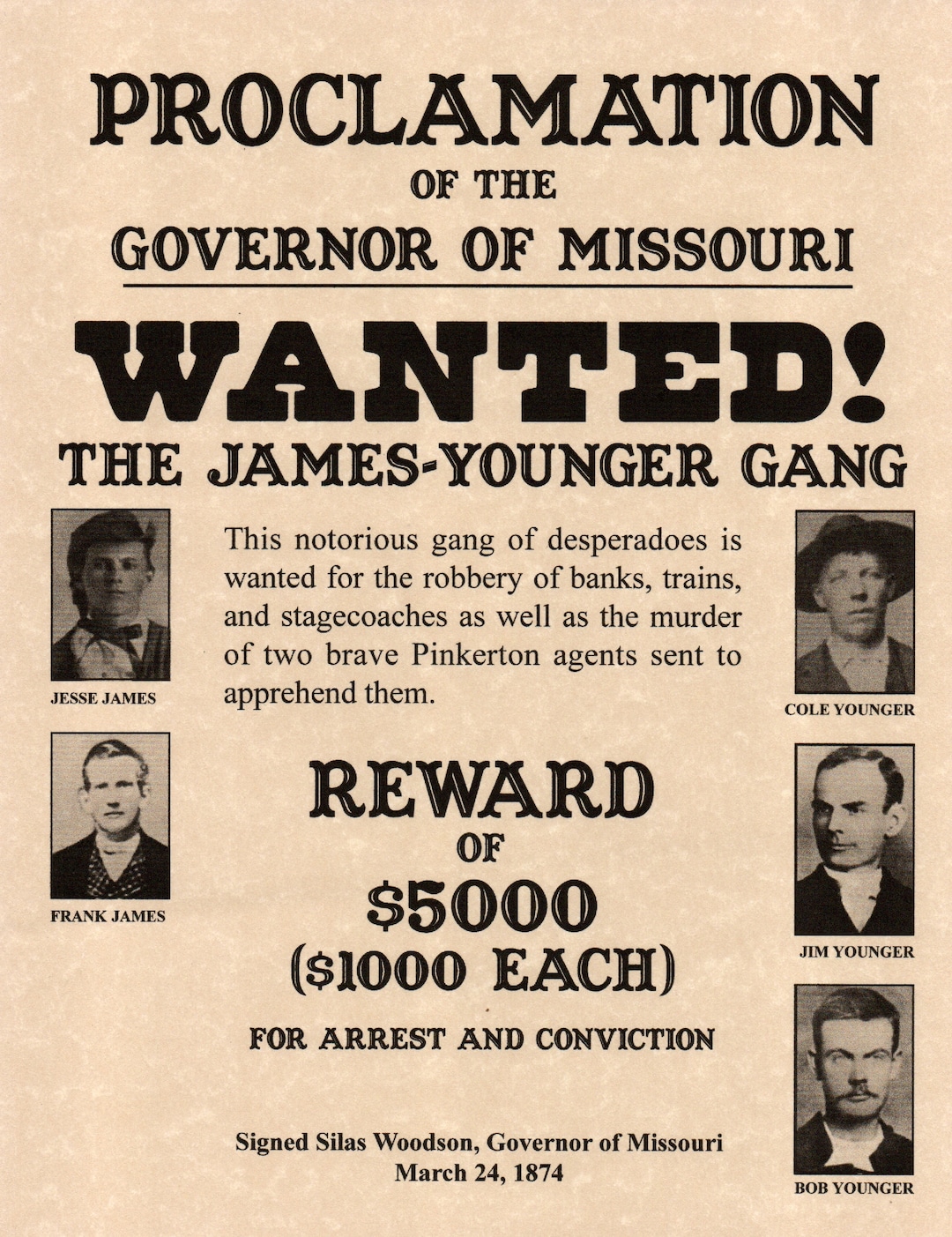 Western Cowboy Wanted Reward Posters Wild West Desperadoes A4 Mini ...
