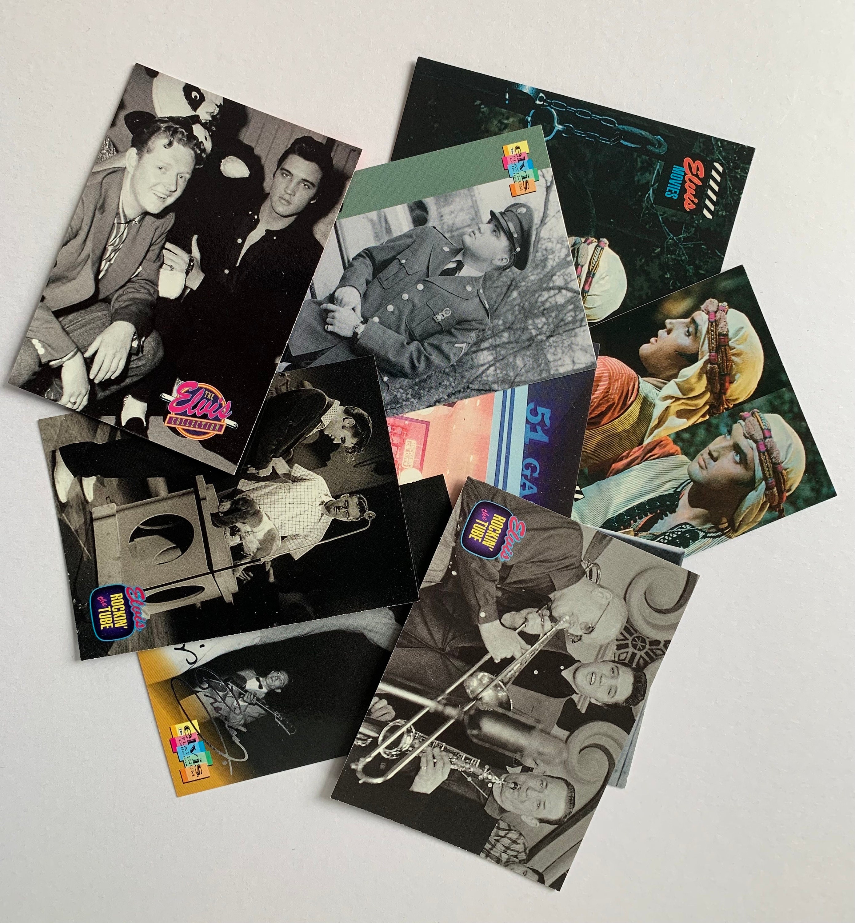 Elvis Presley the King Worn Concert Scarf Piece Montage Memphis Legend ...