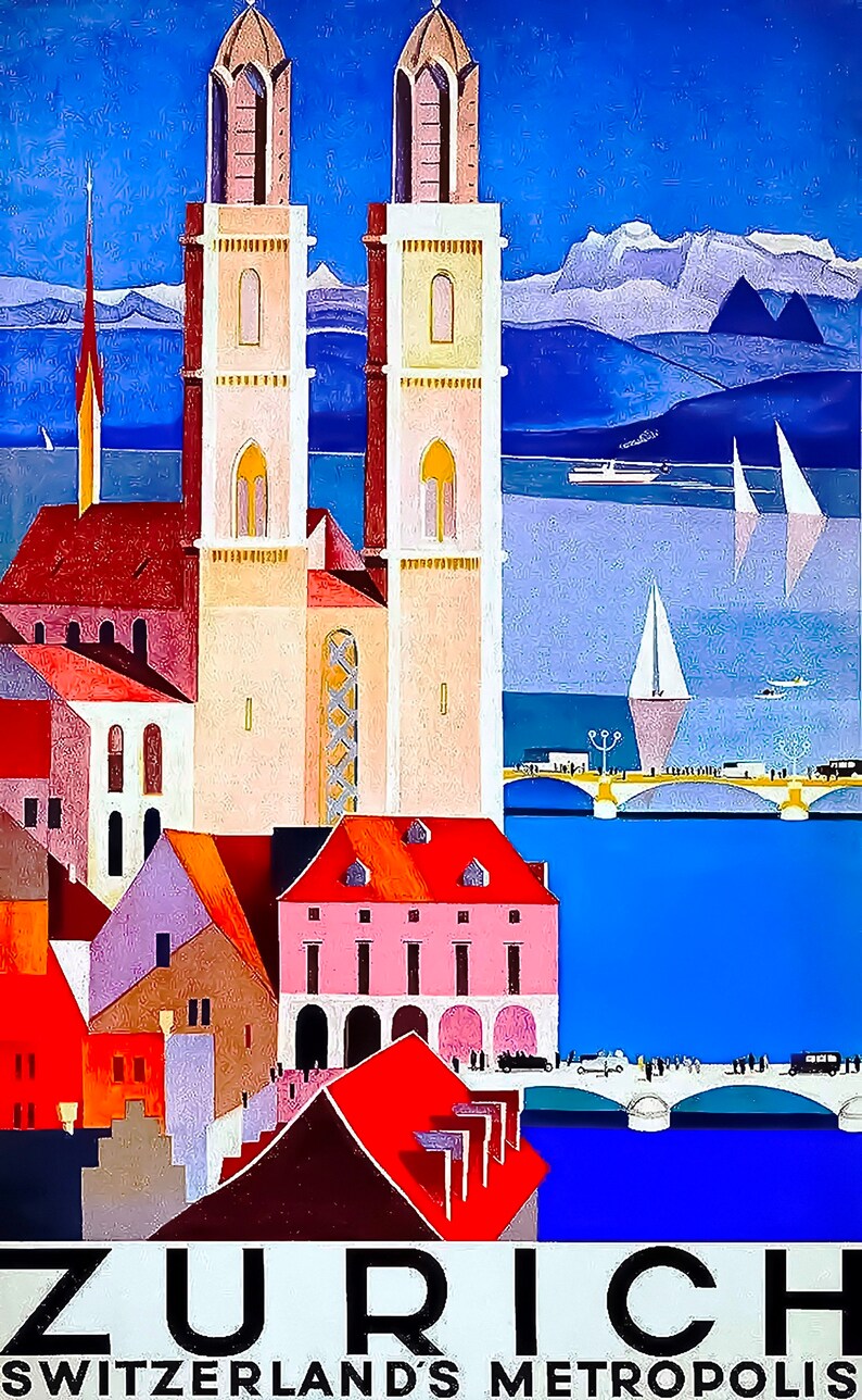 Travel Posters Selection of 10 Different Worldwide Images A3 Textured ...
