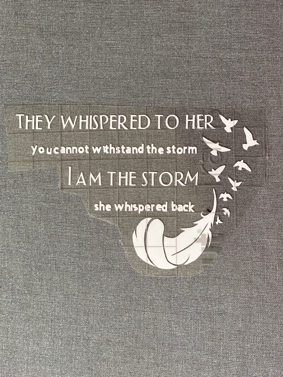 I Am the Storm Decal Inspirational Wine Decal Funny Wine - Etsy