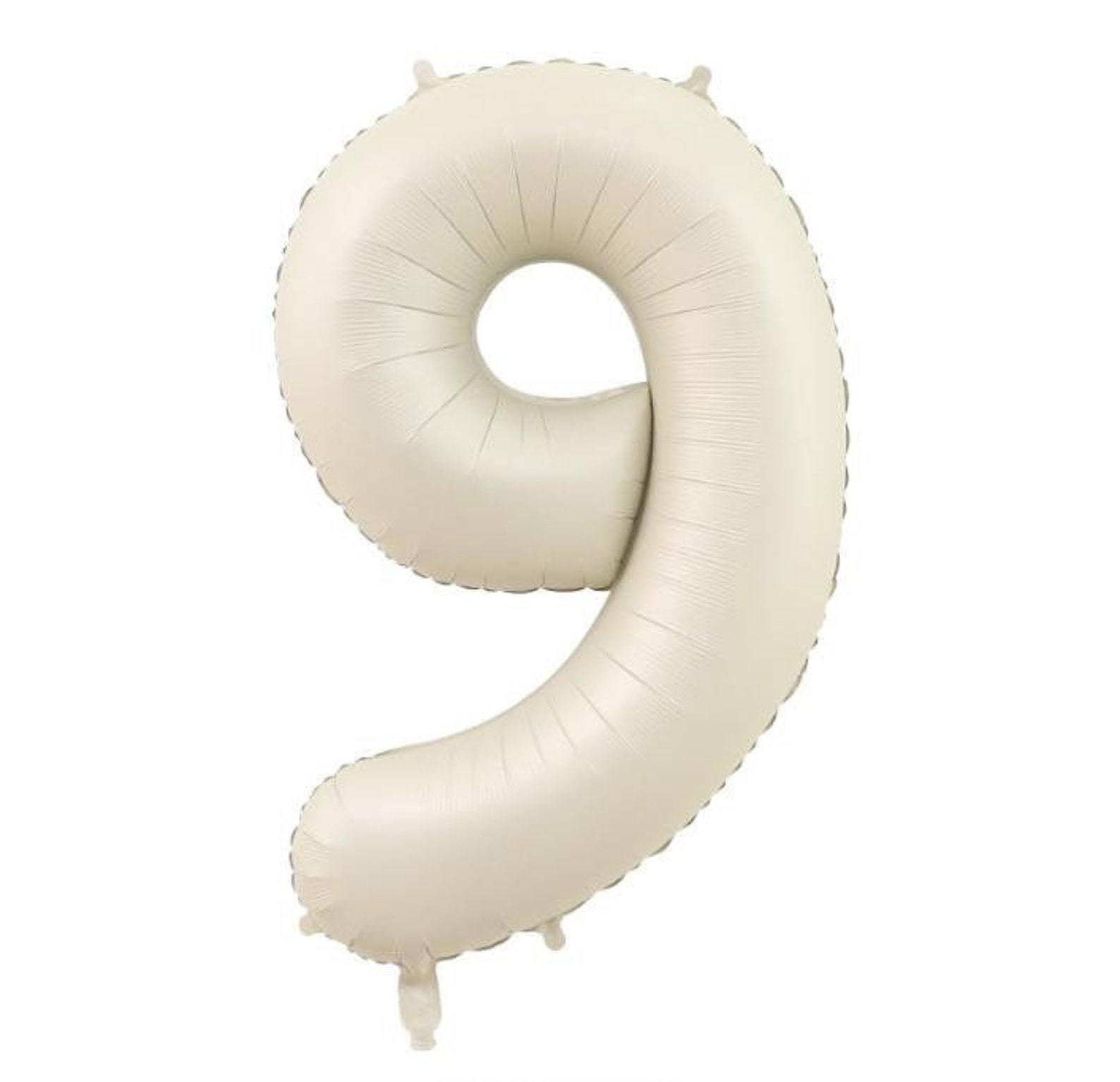 Extra Large 40 Inch number Balloon Bone Matte Color - Etsy