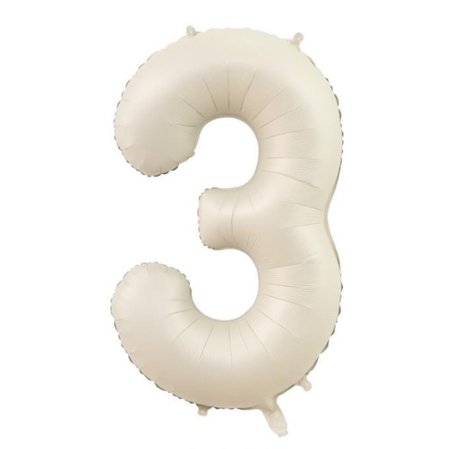 Extra Large 40 Inch number Balloon Bone Matte Color - Etsy