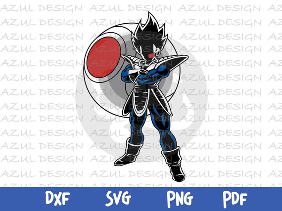 Vegeta svg Vegeta png Vegeta Clipart Vegeta vector Dragon | Etsy