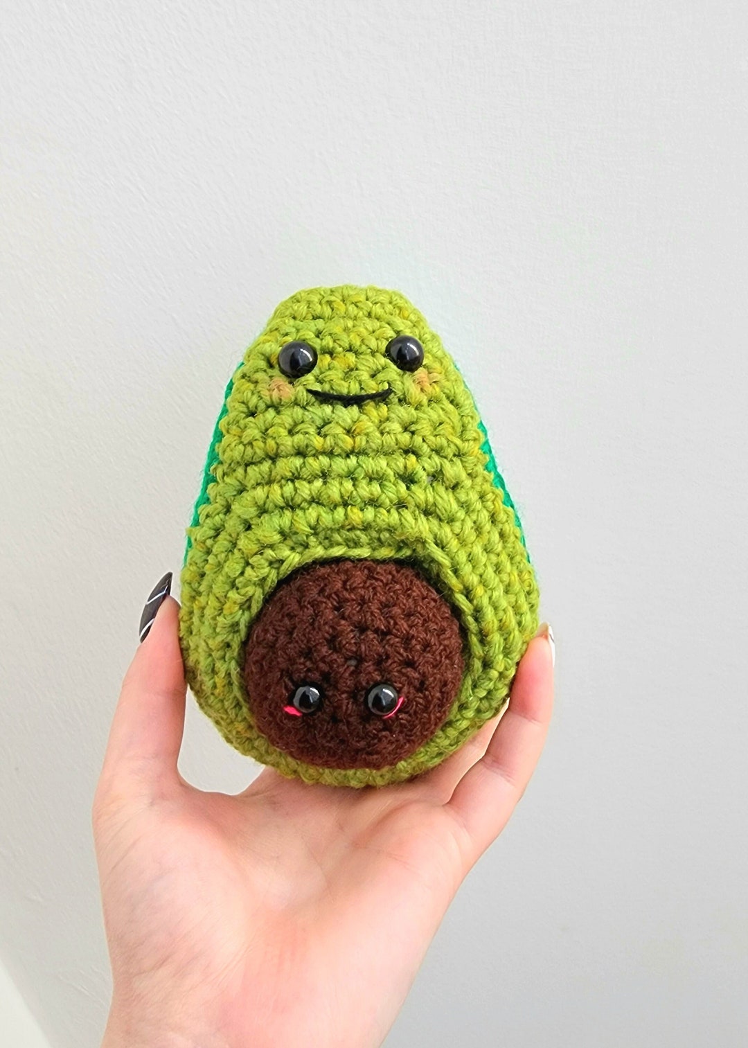 Adorable Avocado Amigurumi With Baby Seed - Crochet Plushie Pattern ...