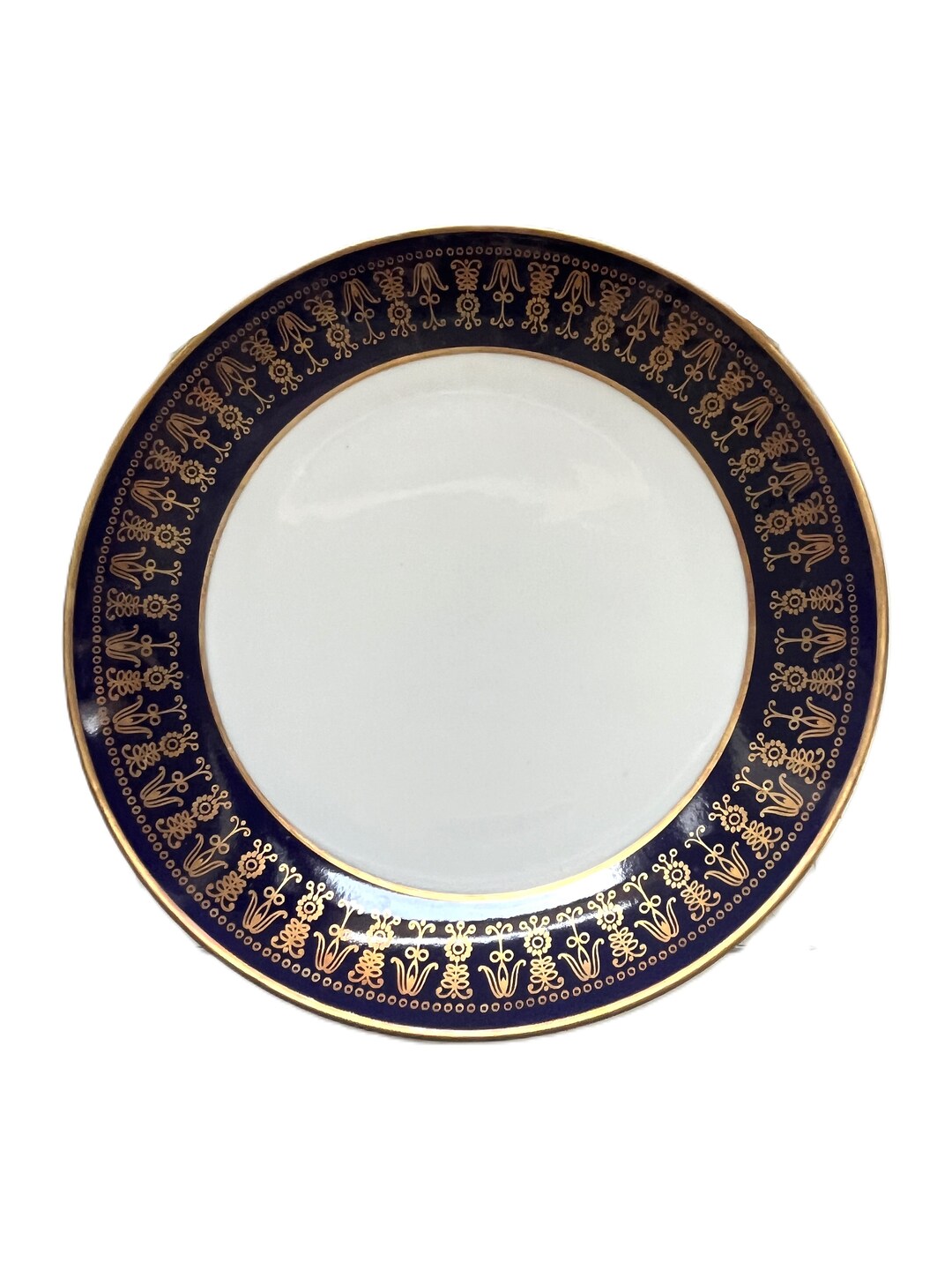 Henneberg Porzellan Echt Kobalt 9 1/4" Luncheon Plate GDR - Etsy