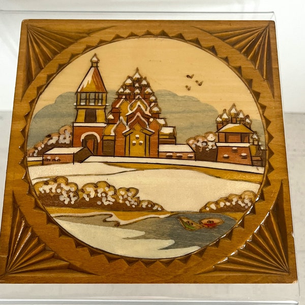 Carved Russian Box - Etsy