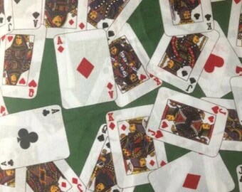 Playing Cards Fabric the Whole Deck in Bw by Mag-o Playing Card Games ...