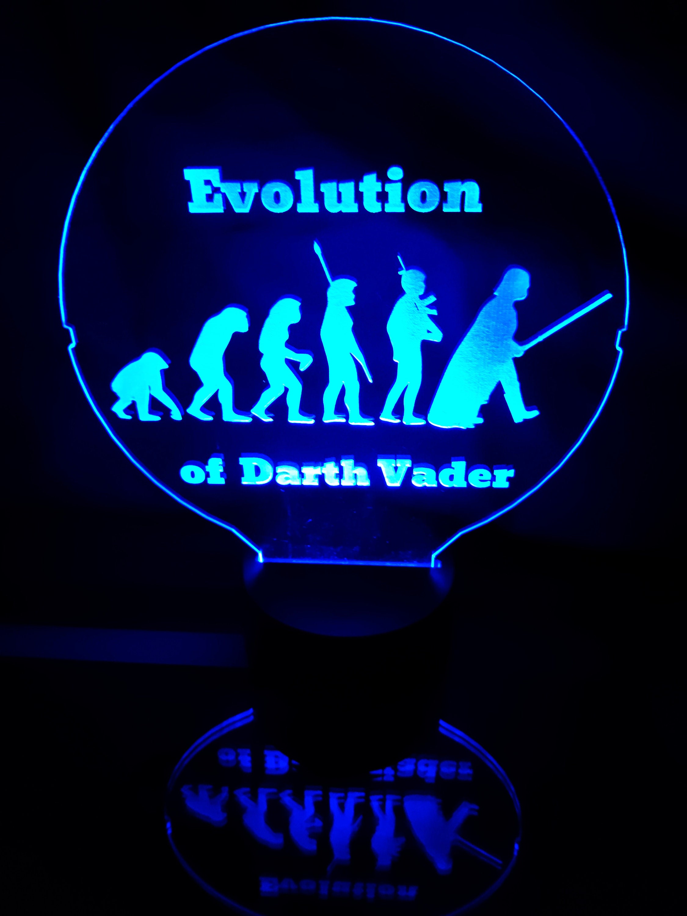 Dorm Decor 3D Robot Nightlight Personalized Acrylic LED Lamp Gift for ...