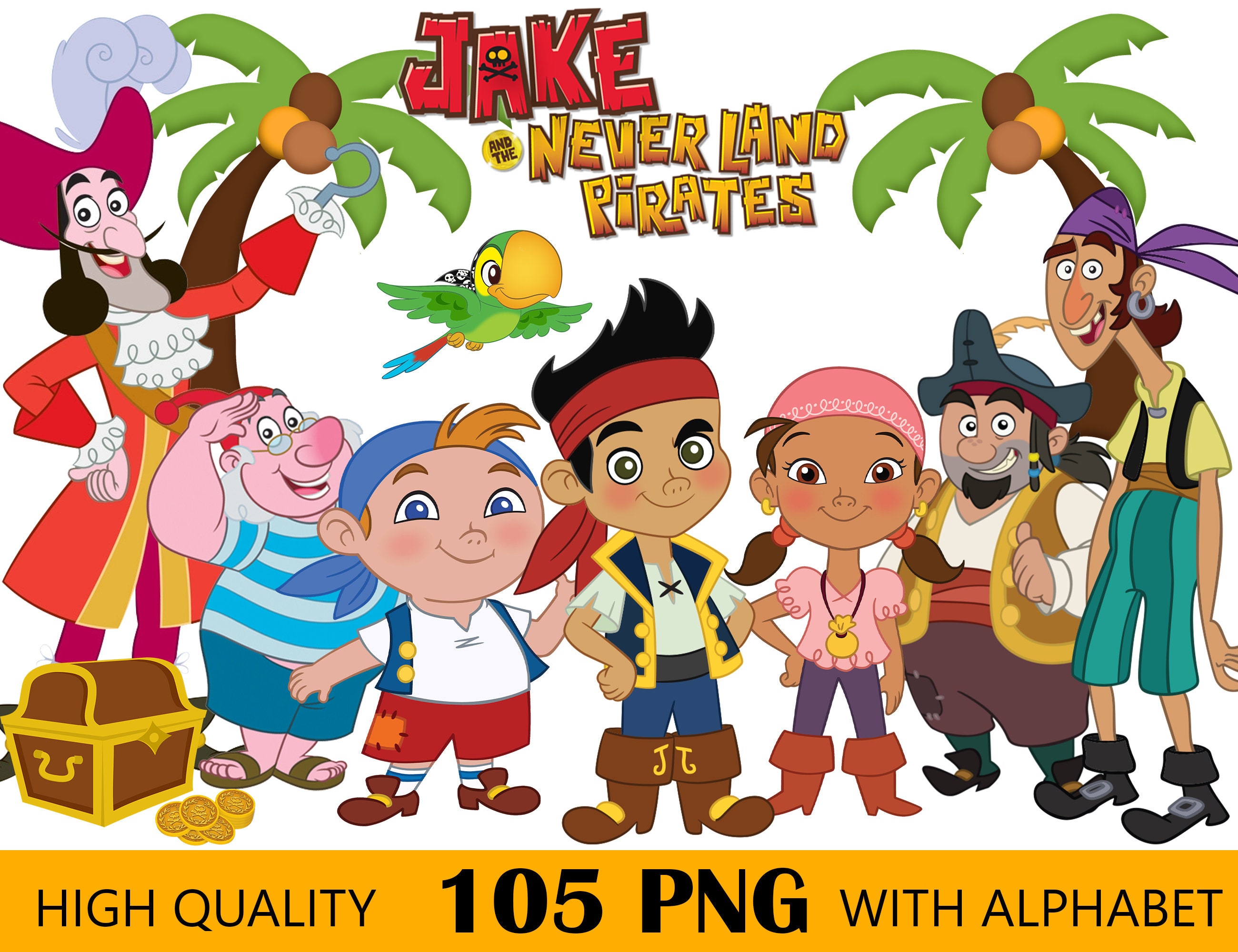 Jake And The Neverland Pirates Map Png