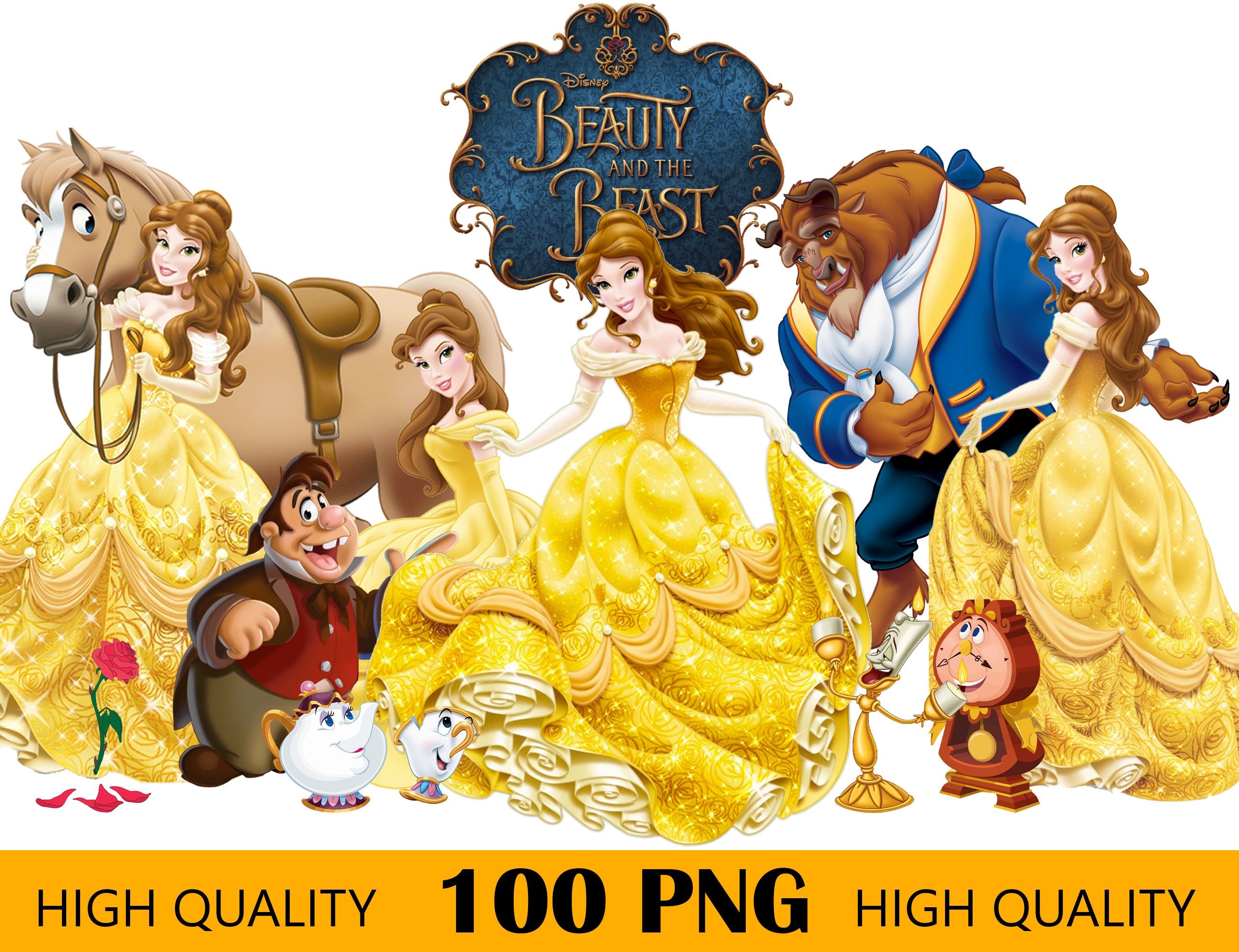 Beauty Beast Clipart