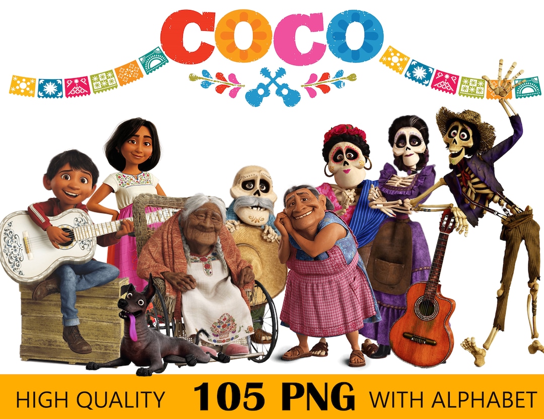 Coco PNG Coco Clipart Miguel Rivera Coco Digital Paper - Etsy Norway