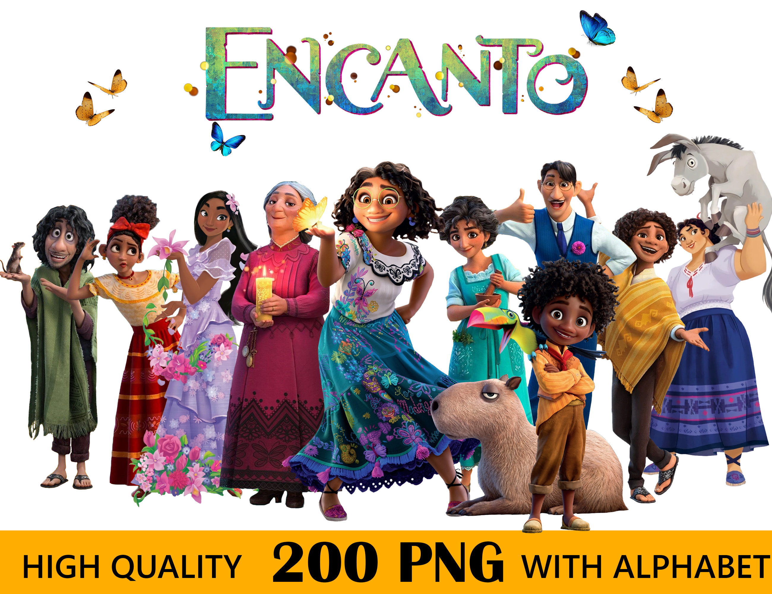 Encanto PNG Encanto Clipart PNG Encanto Bundle PNG Encanto - Etsy