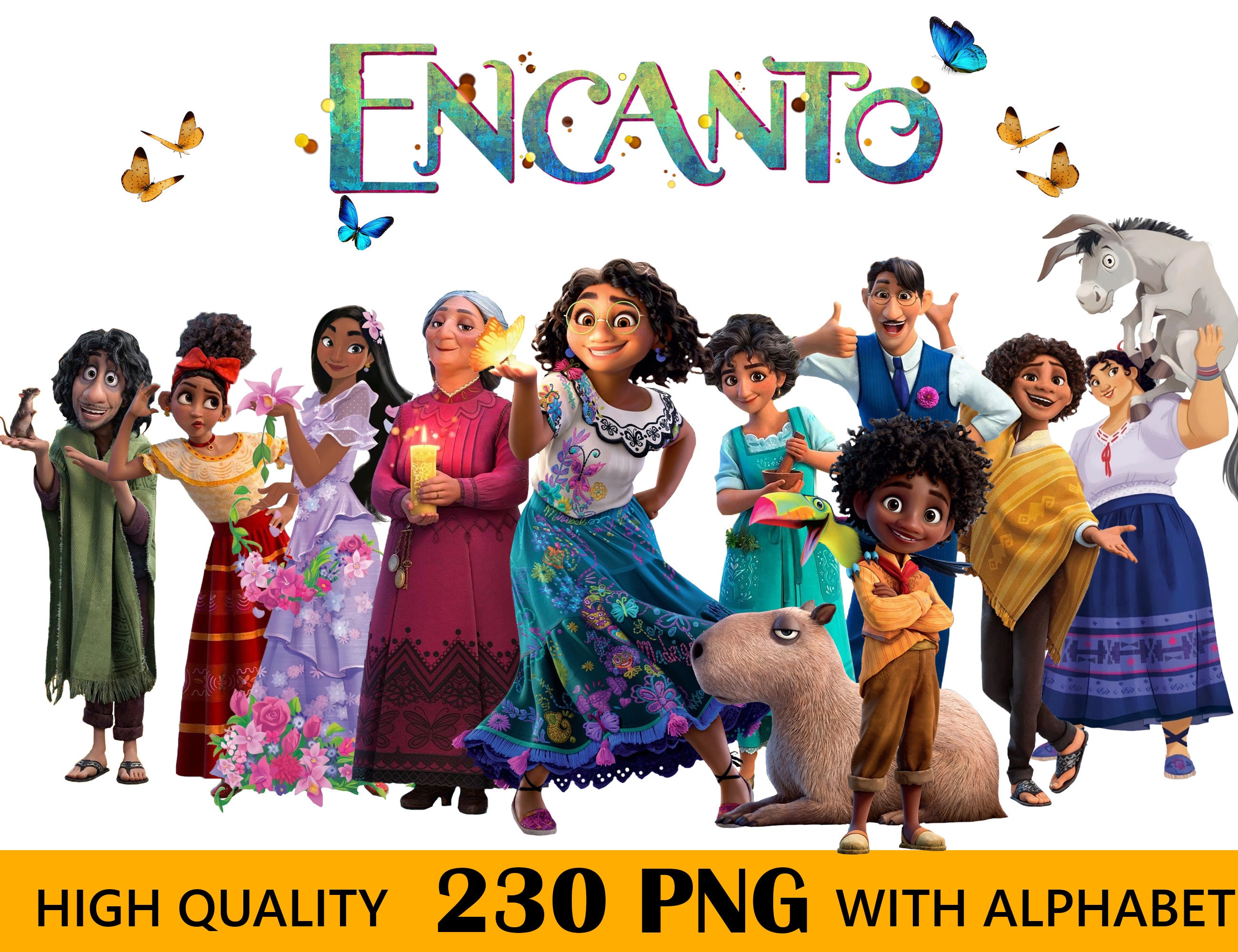 Encanto PNG Encanto Clipart PNG Encanto Bundle PNG Encanto - Etsy España