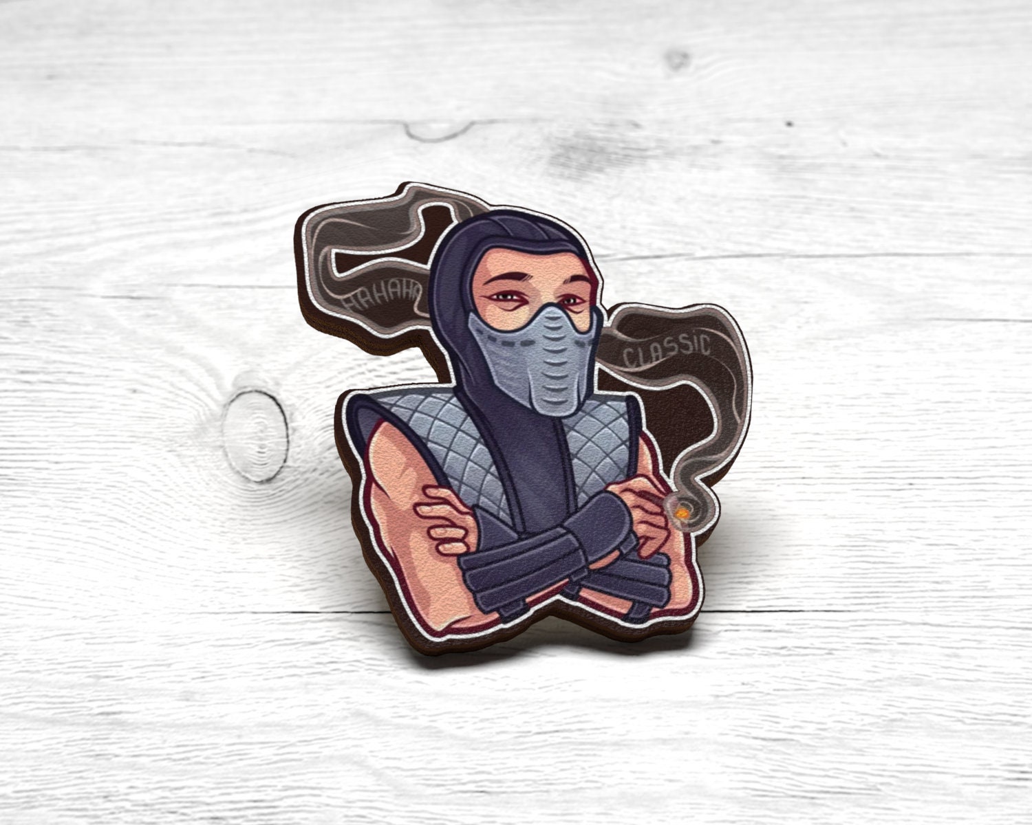 How To Draw Smoke Mortal Kombat