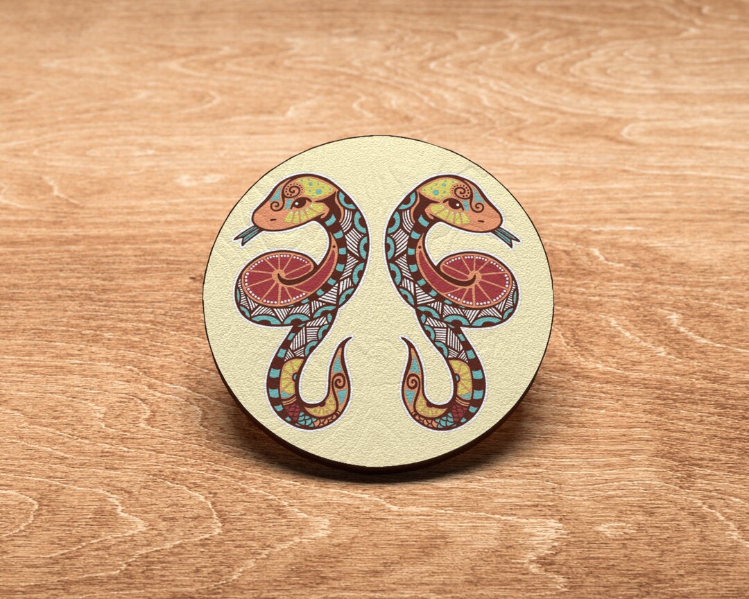 Snake Lapel Pin Dangerous Snakes Badge Handmade 1 - Etsy