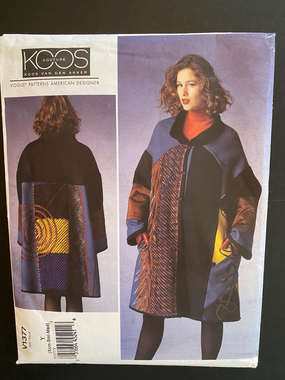 Vogue 1377 Designer KOOS Uncut and in Brand New Condition Size Xsm-sml ...