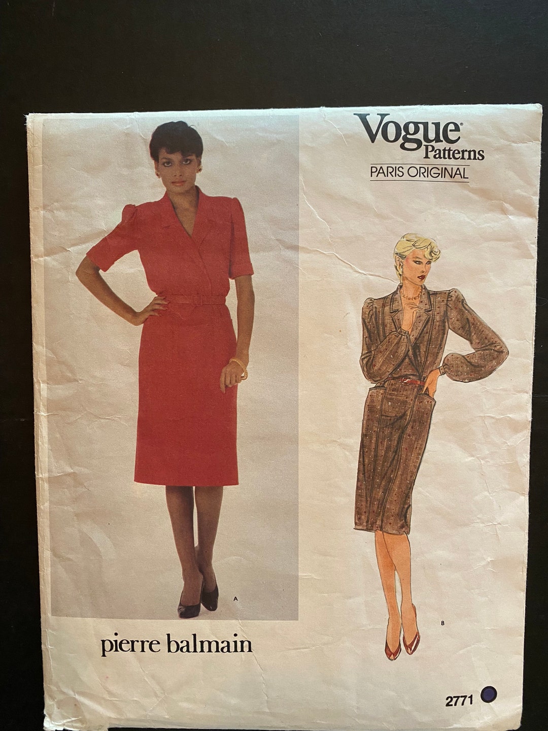 Vogue 2771 Pierre Balmain Uncut and in New Condition Size 14 Designer ...