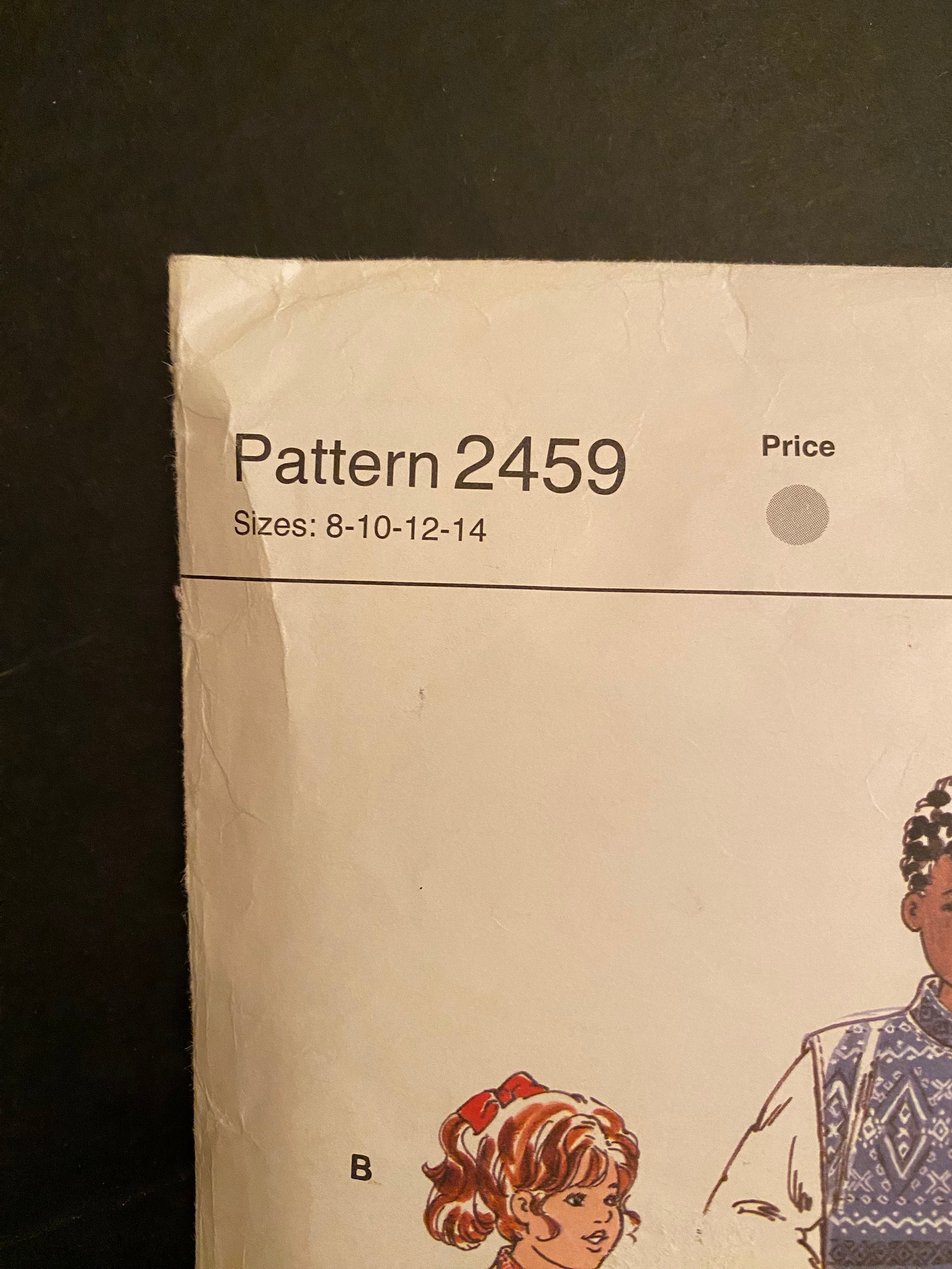 Kwik Sew 2459 Child Pattern for Vest and Pants Size 8-10-12-14 This Has ...