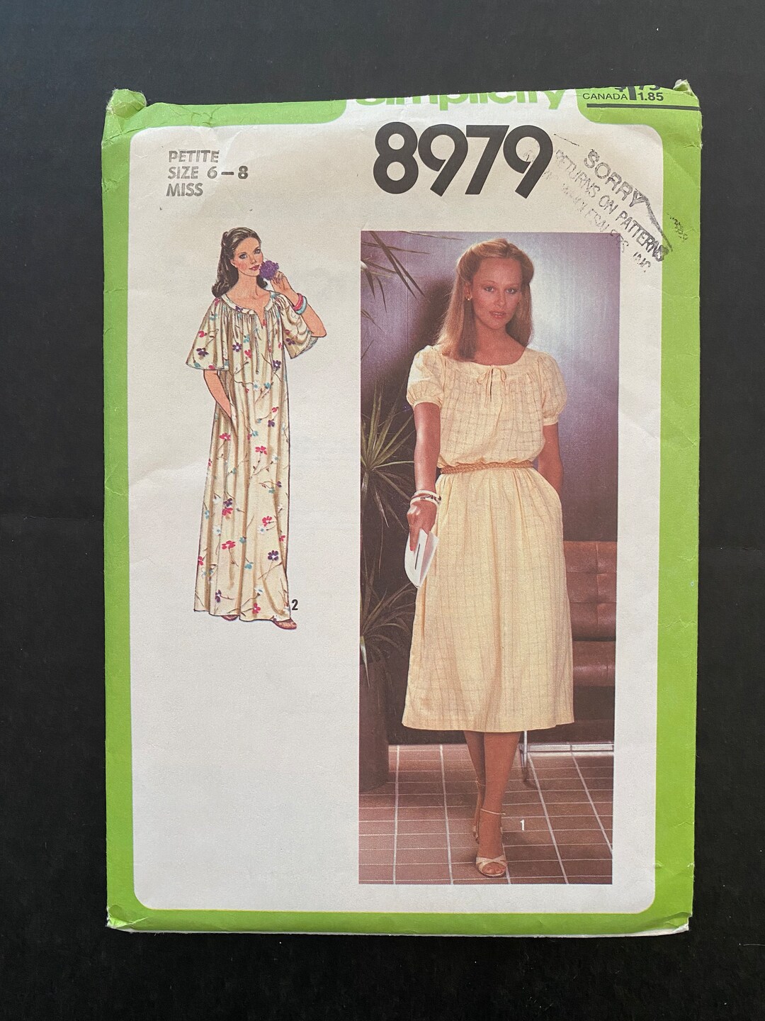 Simplicity 8979 Size (6-8) Carefully Cut and Complete Vintage House ...
