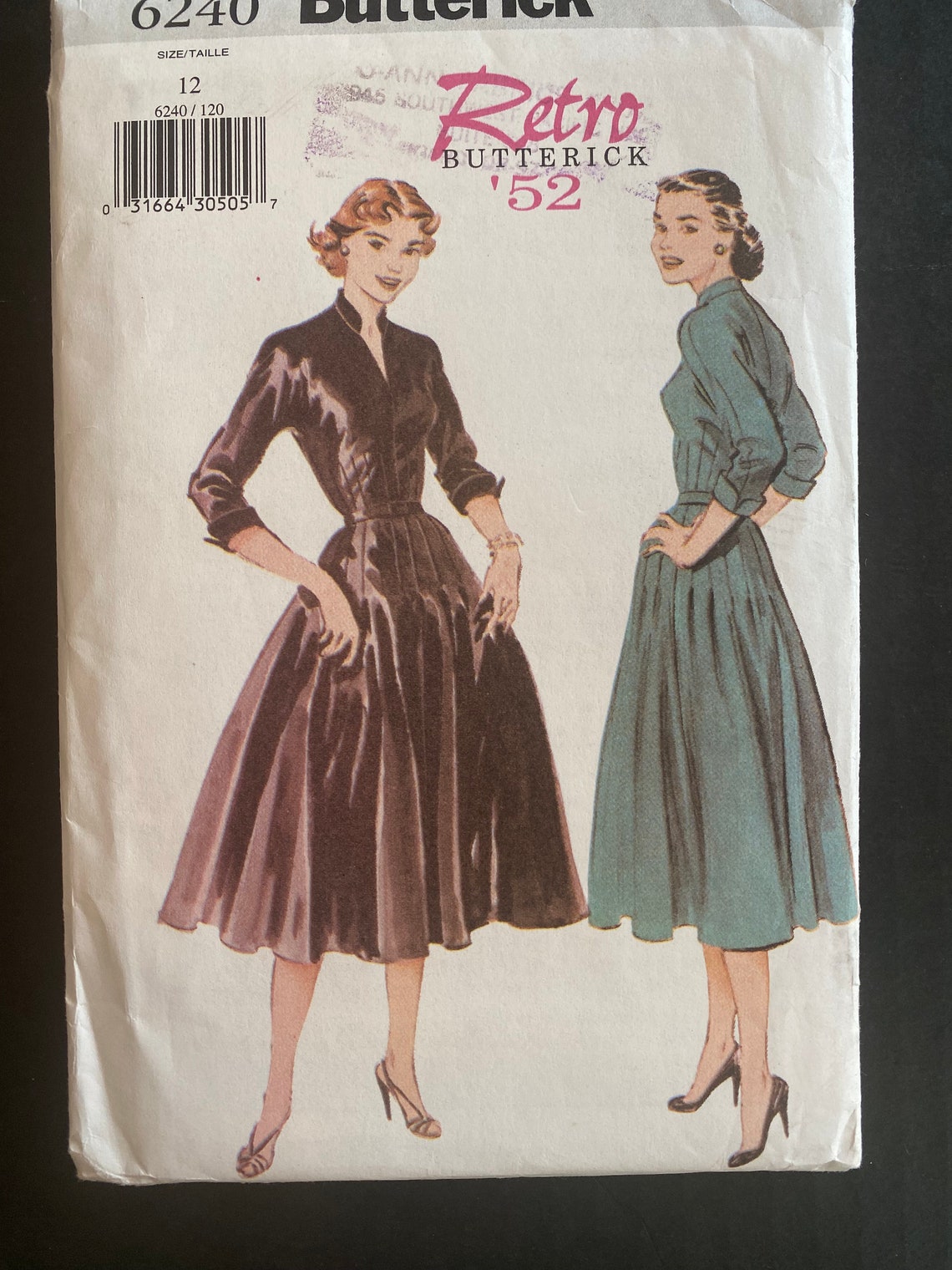 Butterick 6240 Size 12 Uncut and in New Condition Retro 1950's - Etsy