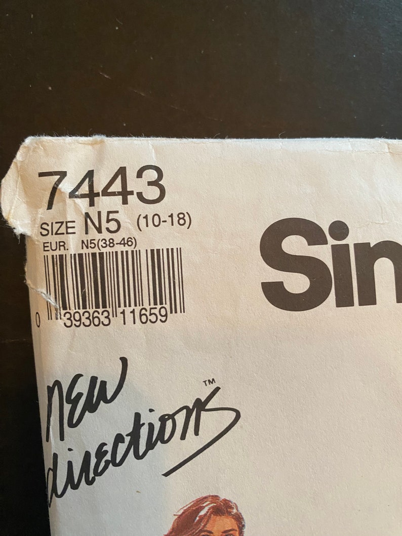 Simplicity 7443 Size (10-18) Uncut and in Brand New Condition - Etsy