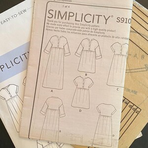 Three Simplicity Patterns Uncut and in Brand New Condition Size 6-14 ...
