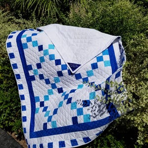 Baby Quilt Handmade Irish Chain - Etsy
